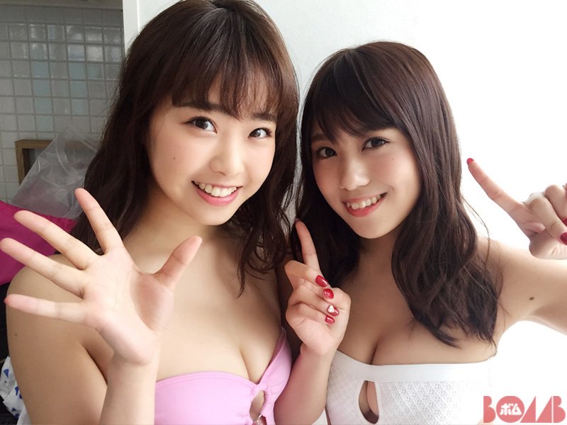 Kato Yuuka 加藤夕夏, Okita Ayaka 沖田彩華, BOMB! 2018 No.01 (ボム 2018年1月号) - Idol. gravureprincess .date