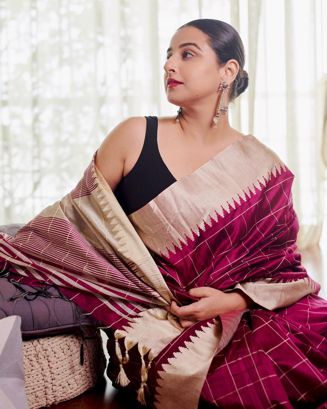 Vidya Balan in saree model photoshoot