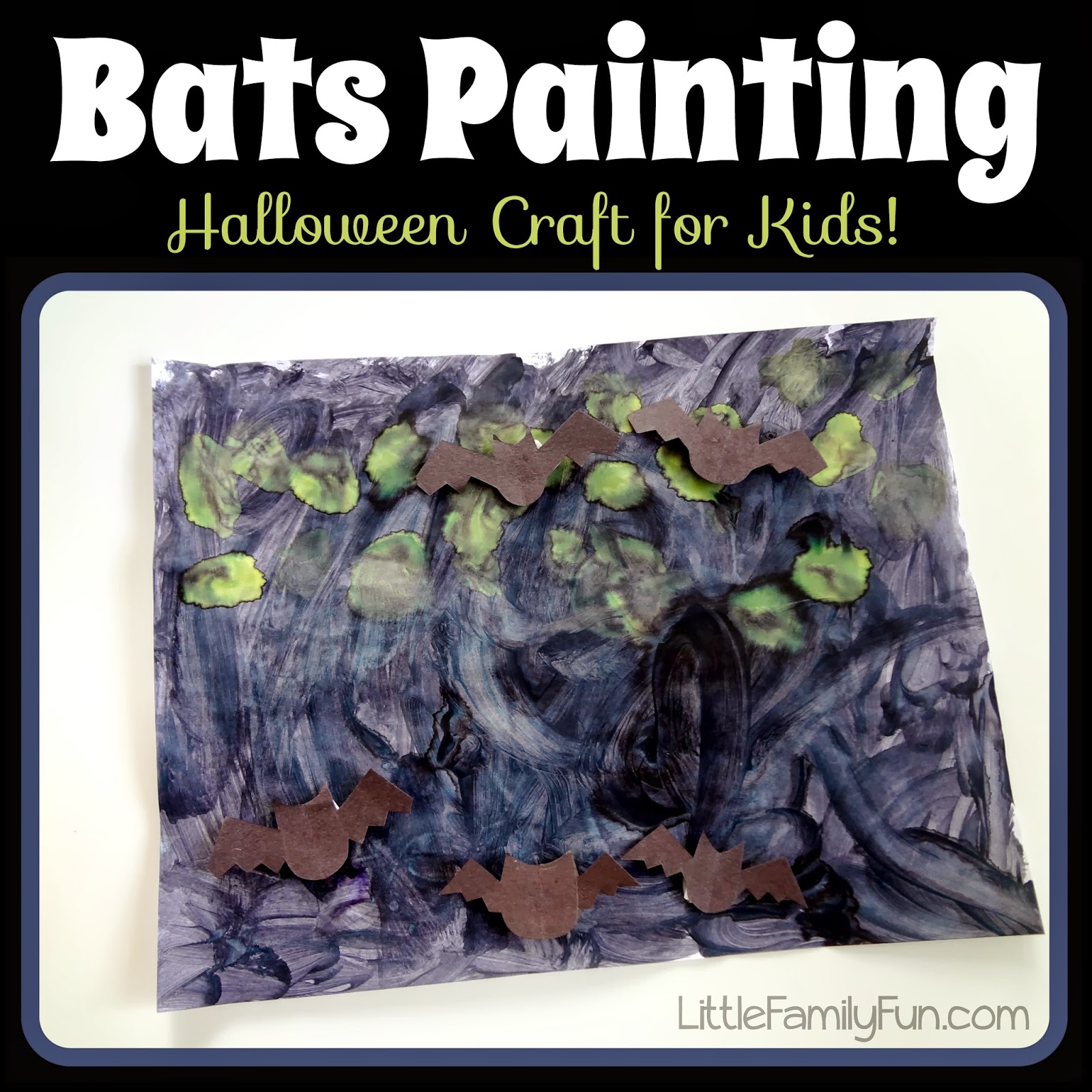 Little Family Fun: Bats Painting