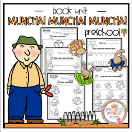 Muncha! Muncha! Muncha! Book Unit ~ Preschool Printables
