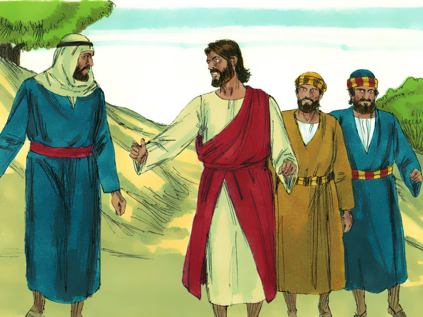 The Disciples Followed Jesus