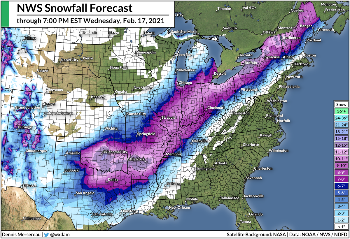 Snow, Ice, And Bitter Cold: This Is A Storm The South Will Talk About ...