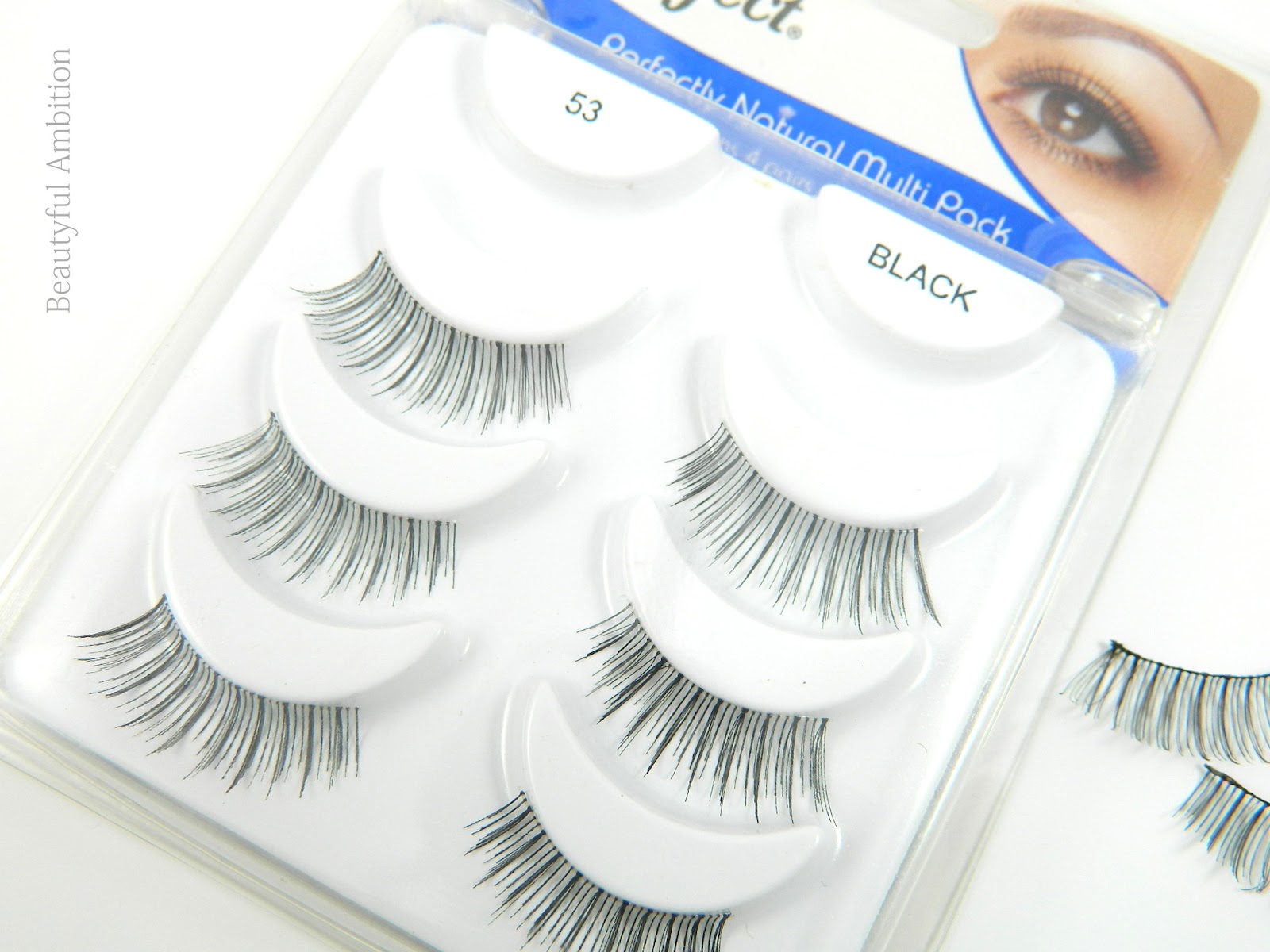 beautyful ambition: Review: Salon Perfect Natural False Eyelashes #53