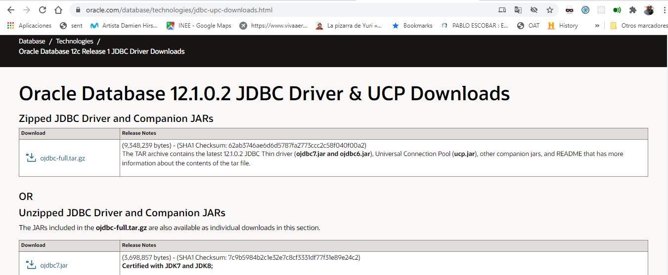 Conectar bases de datos Oracle con R vía JDBC