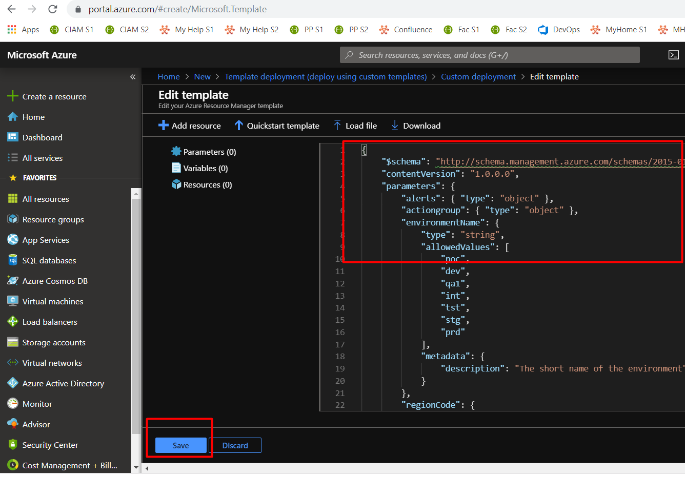 Sunny Setia Blog Infrastructure As Code Arm Templates Deployment Azure Portal