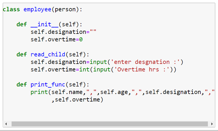 Multilevel Inheritance