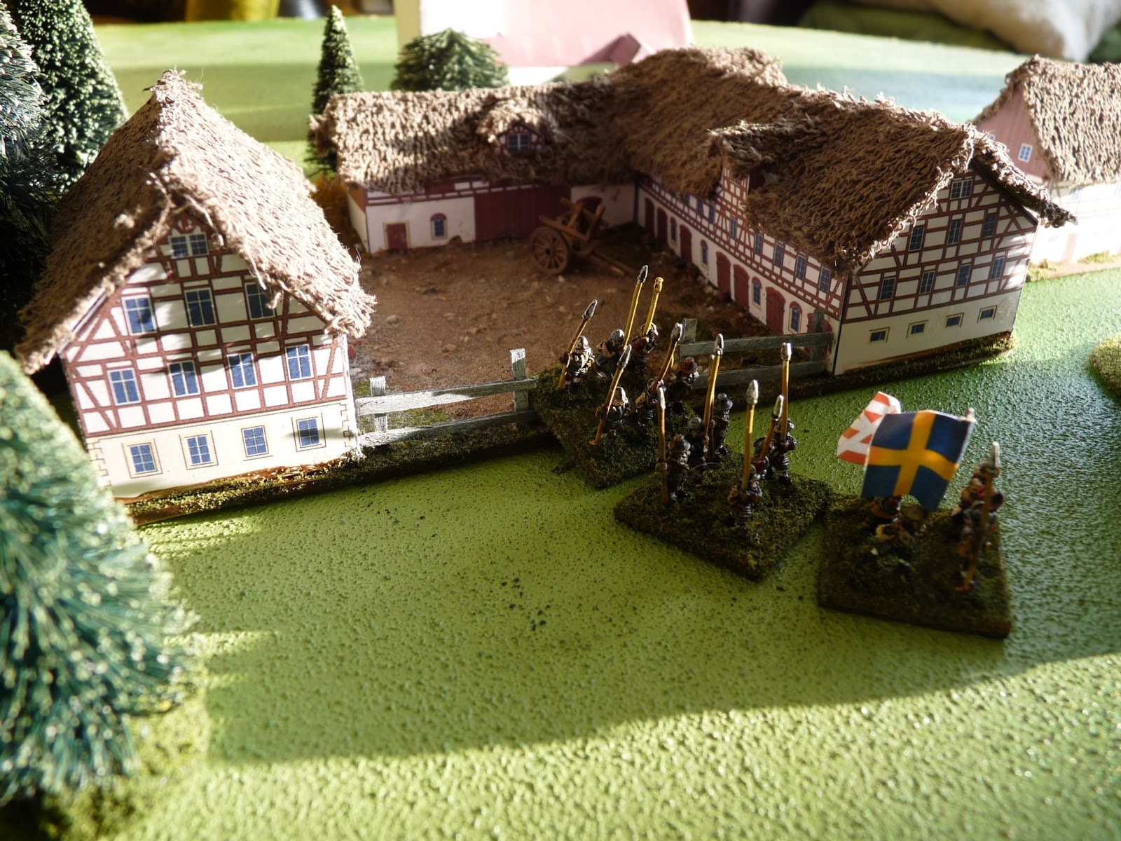 Pijlie´s Wargames Blog: 10mm scale farm/village