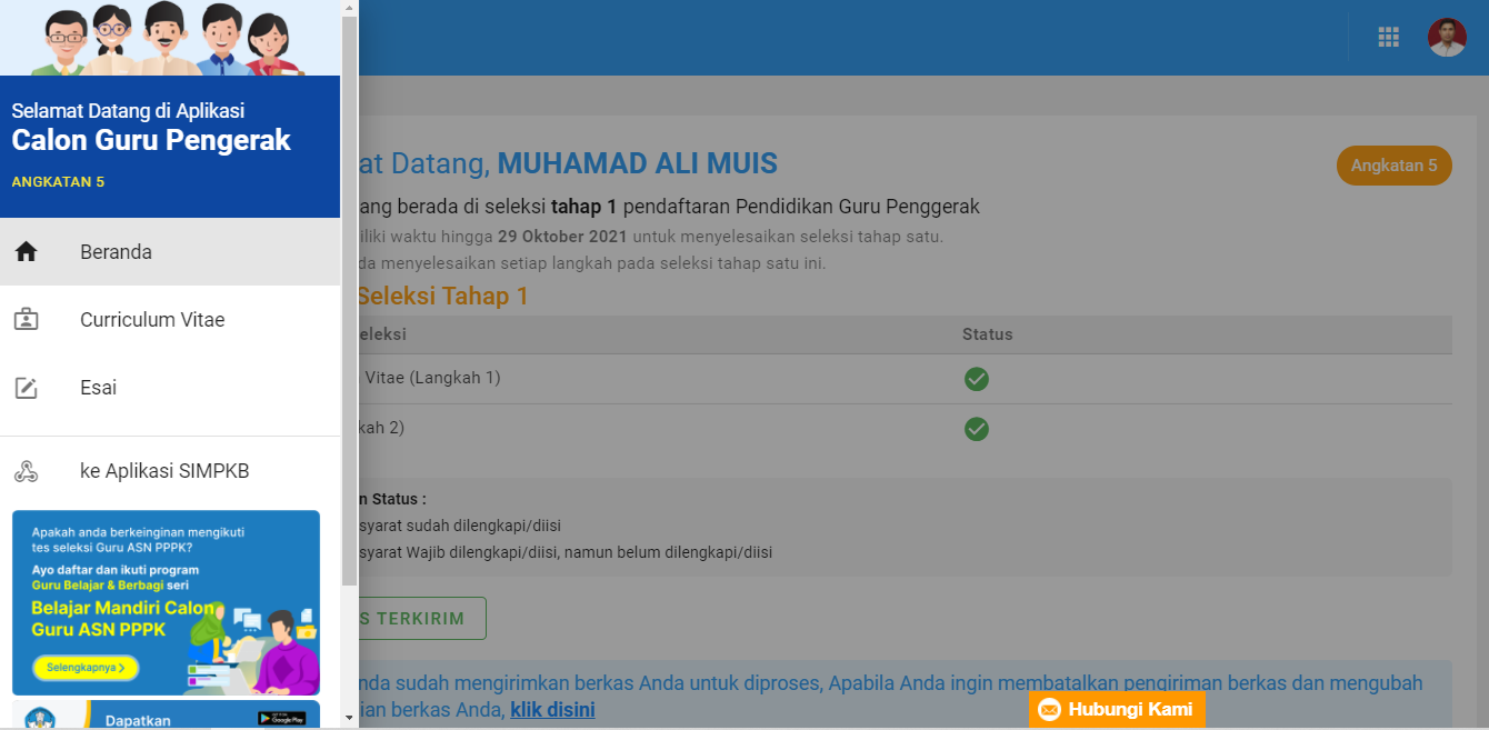 Cara Pengisian Curriculum Vitae (CV) Program Guru Penggerak