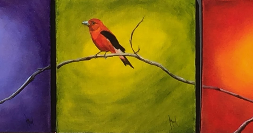 Bird Triptych Created for Dragonfire Gallery Wildlife Exhibit