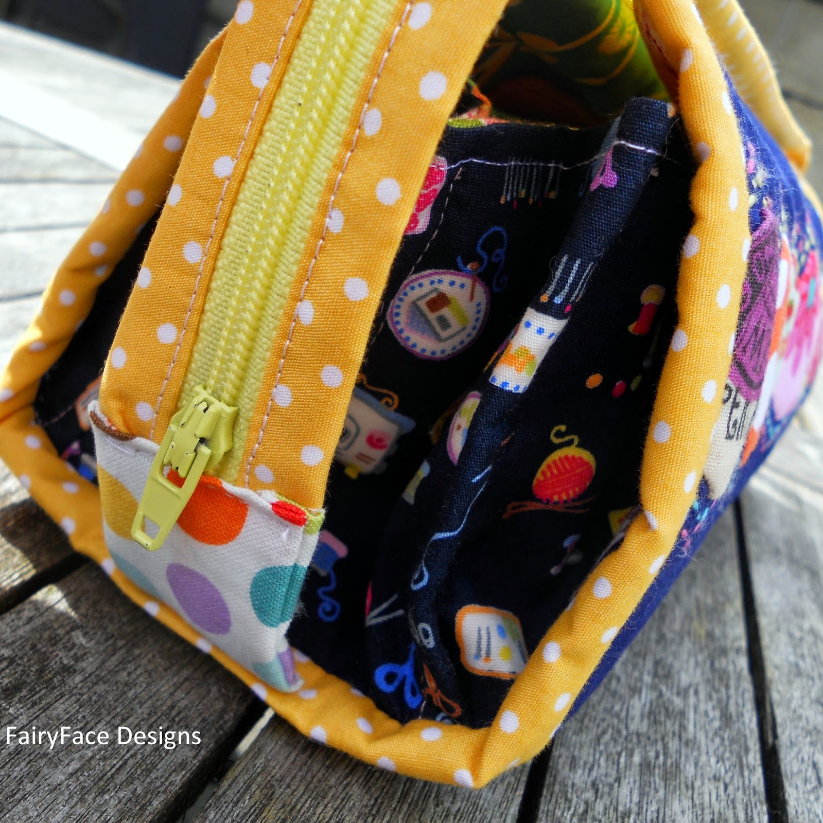 FairyFace Designs: Sew Together Bag...finished.