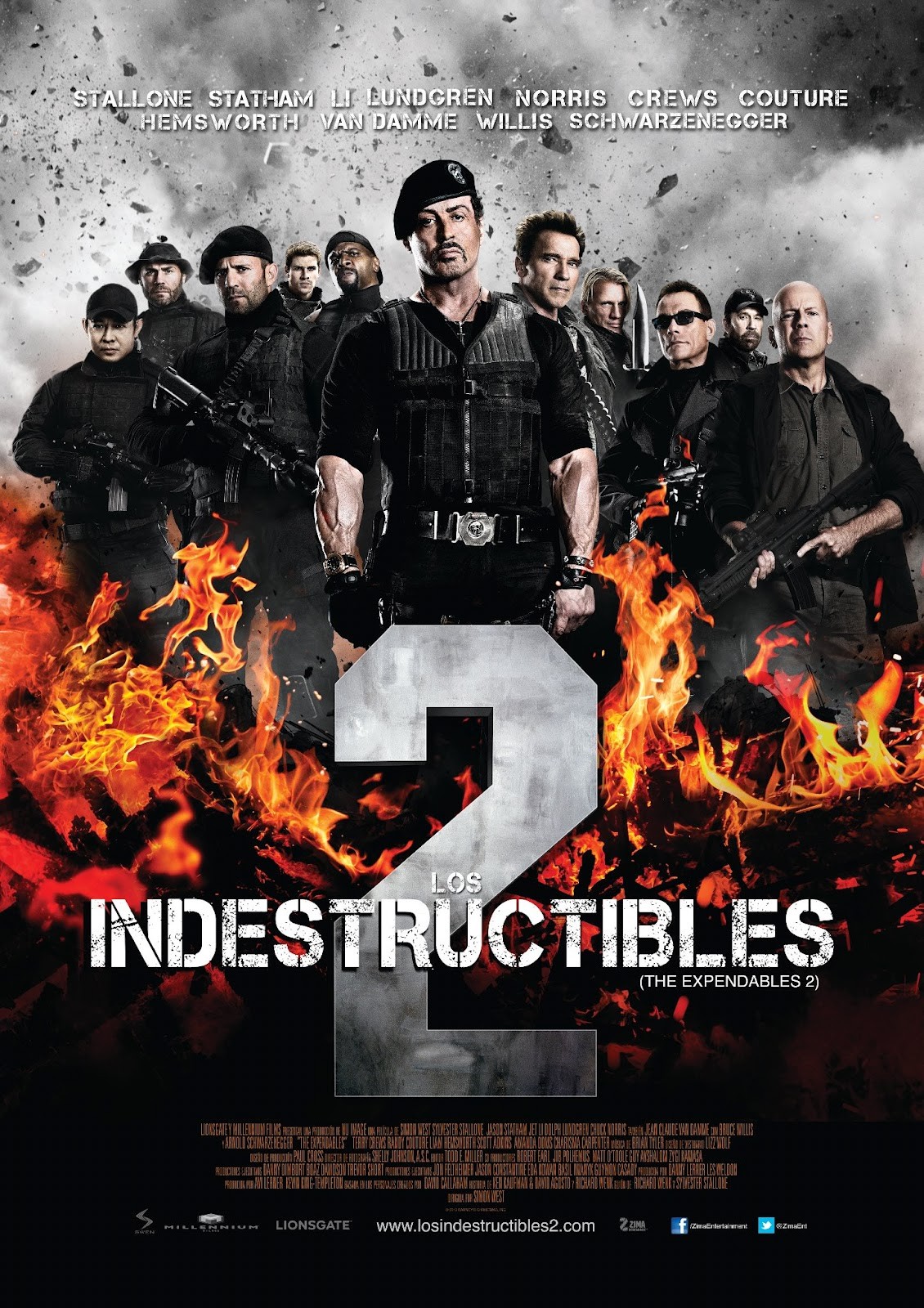 Reseña: Los Indestructibles 2 (The Expendables 2) | SÓLO SANGRONS