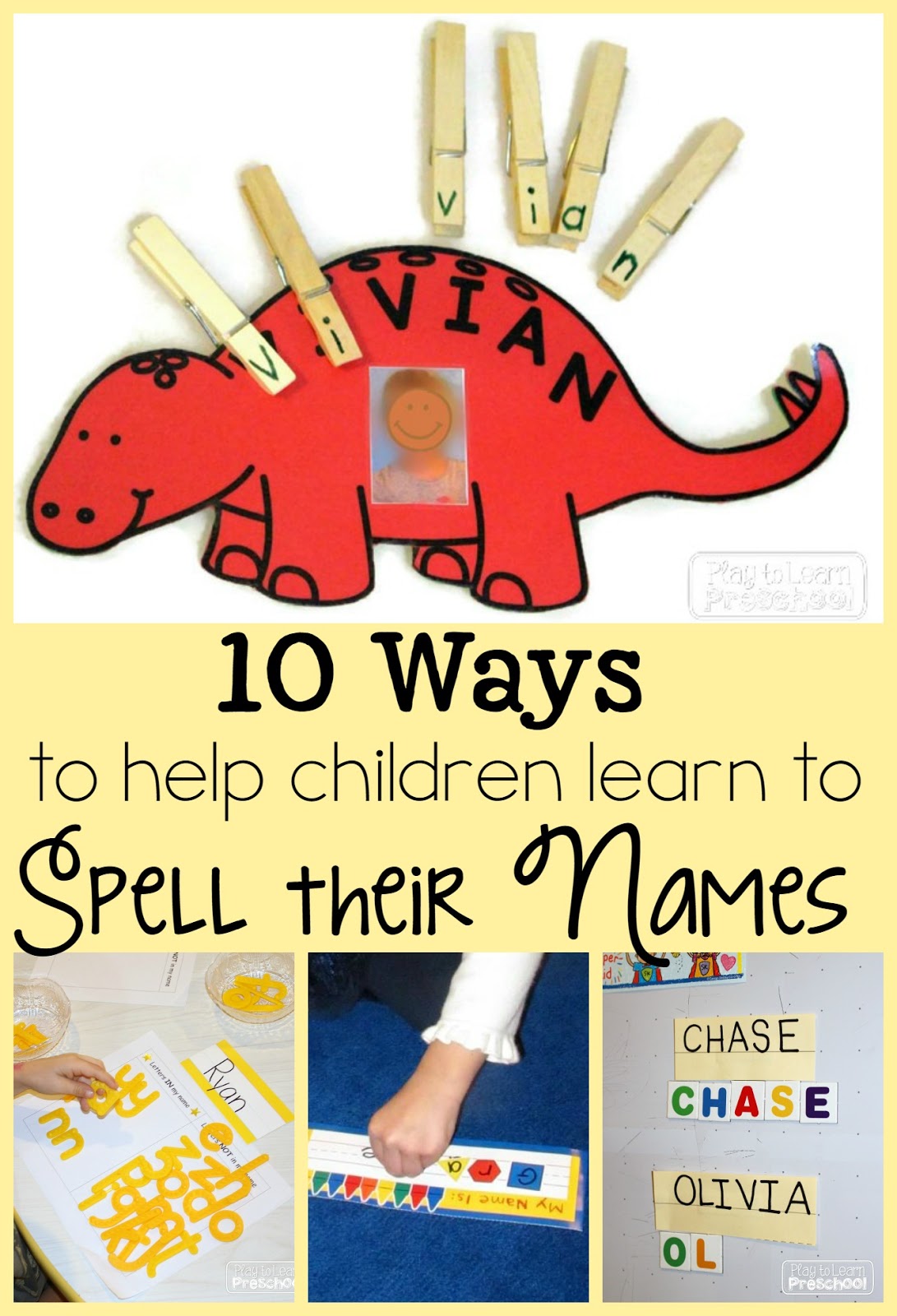 Name Folders | Play to Learn Preschool | Bloglovin’