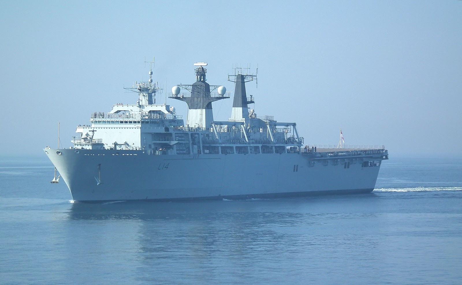 The Things I Enjoy: The Flagship of the Royal Navy, HMS Albion, in Øresund