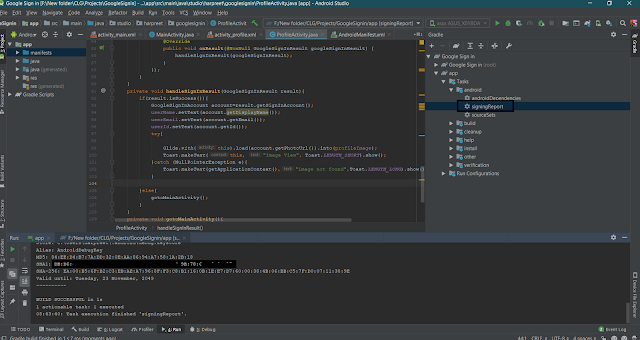 Integrating Google Sign-In in Android app - Harpreet Studio