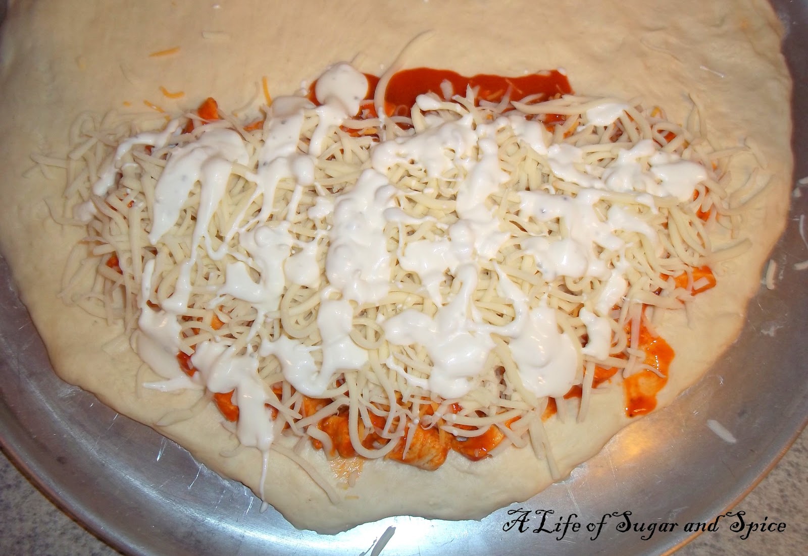 A Life of Sugar and Spice: Buffalo Chicken Calzone