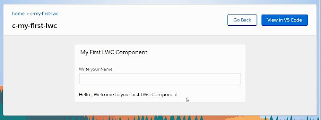 Getting Started With Lwc Setup Local Server For Lightning Web Components First Lwc Component