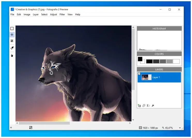Fotografix : Απλό, δωρεάν πρόγραμμα επεξεργασίας εικόνας για τα Windows