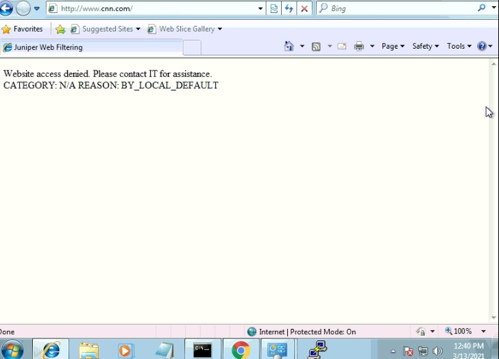 My Cybersecurity Journal: Juniper Networks SRX Firewall Web (URL) Filtering