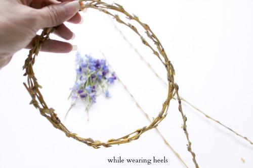 While Wearing Heels: Wildflower Crown