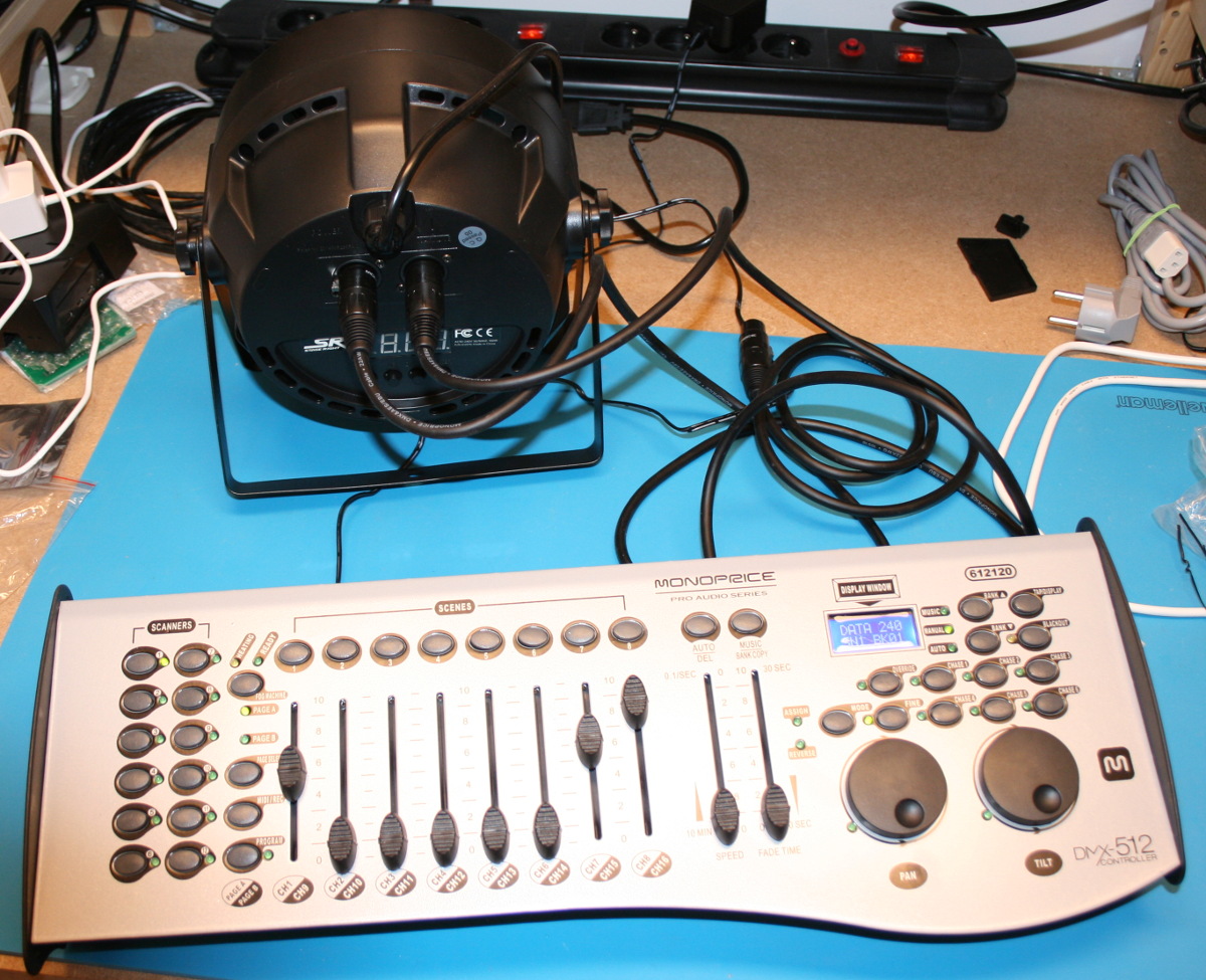 DMX - découverte de la technologie DMX512 - MCHobby - Le Blog