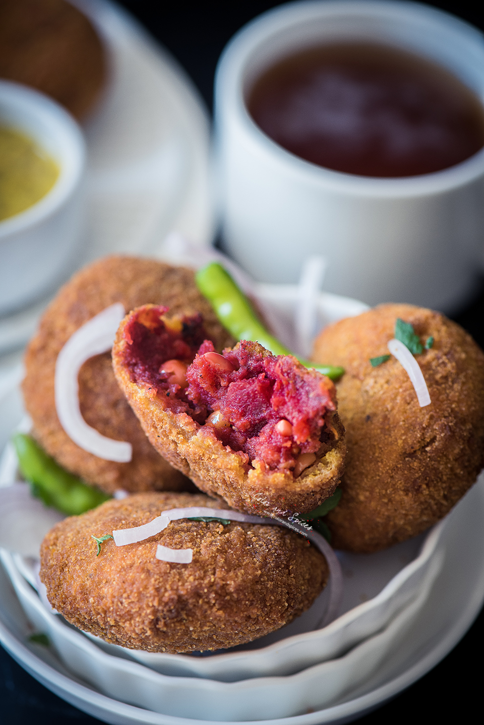 Color and Spices: Vegetable chop..