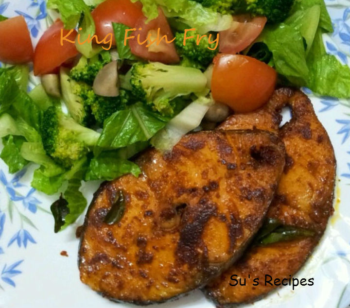 Su's Recipes: King Fish Fry