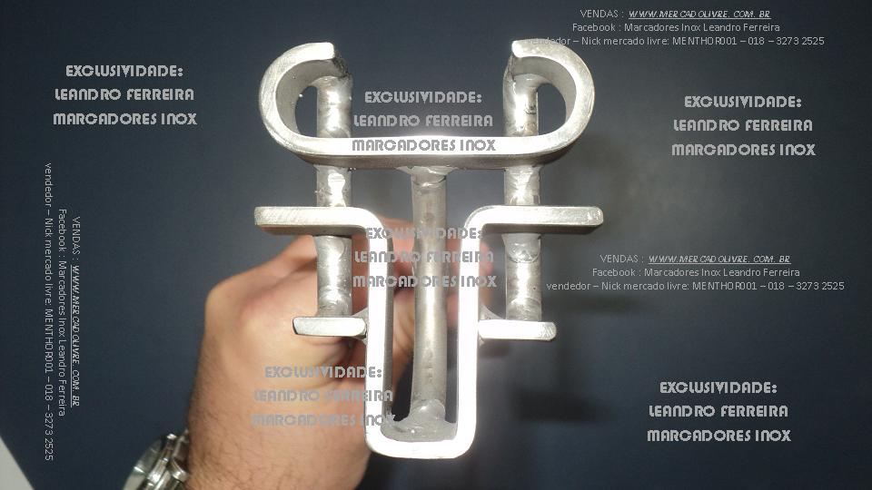 Marcadores em Inox Leandro Ferreira: Marca de Gado em aço inox ...