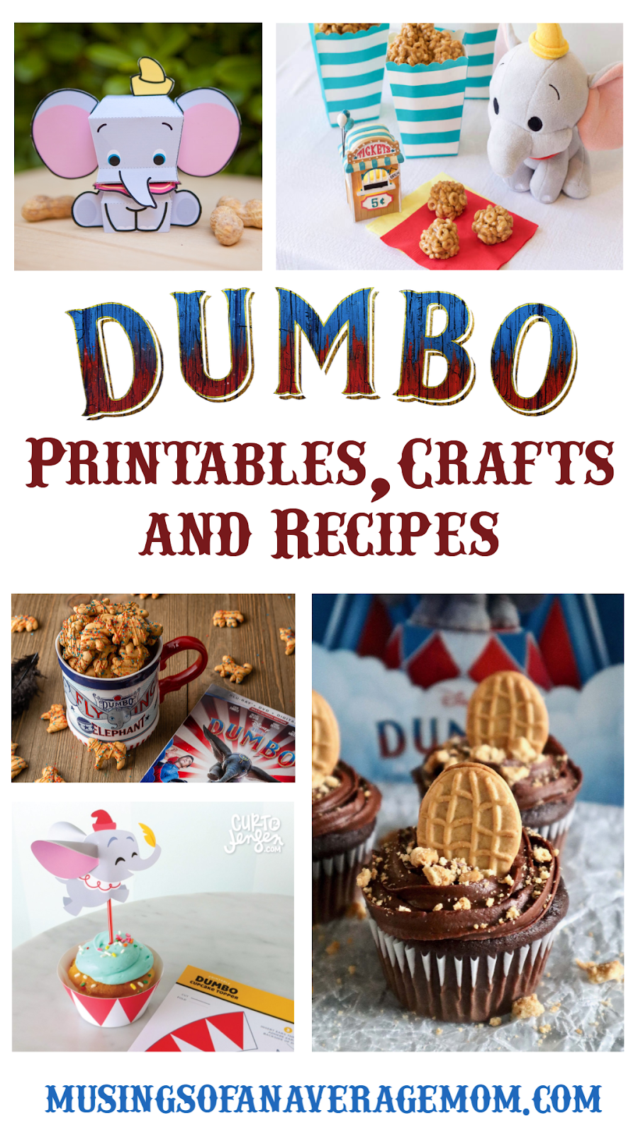 Musings of an Average Mom: Dumbo Printables, Crafts and Recipes