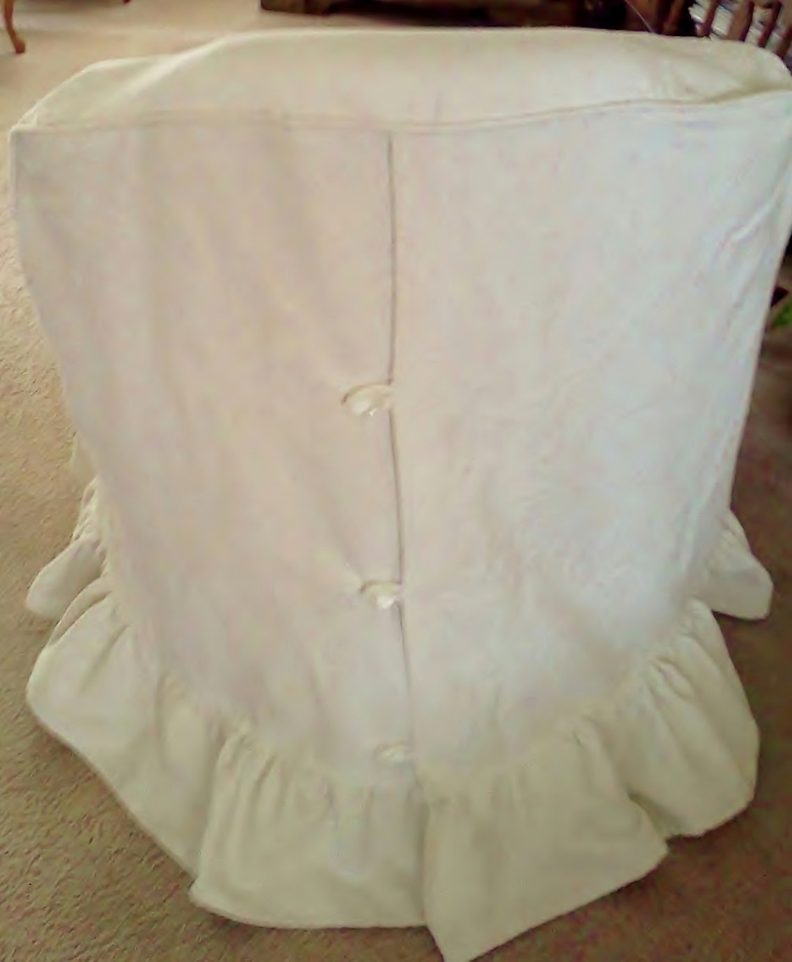 Drop Cloth Chair Slipcover