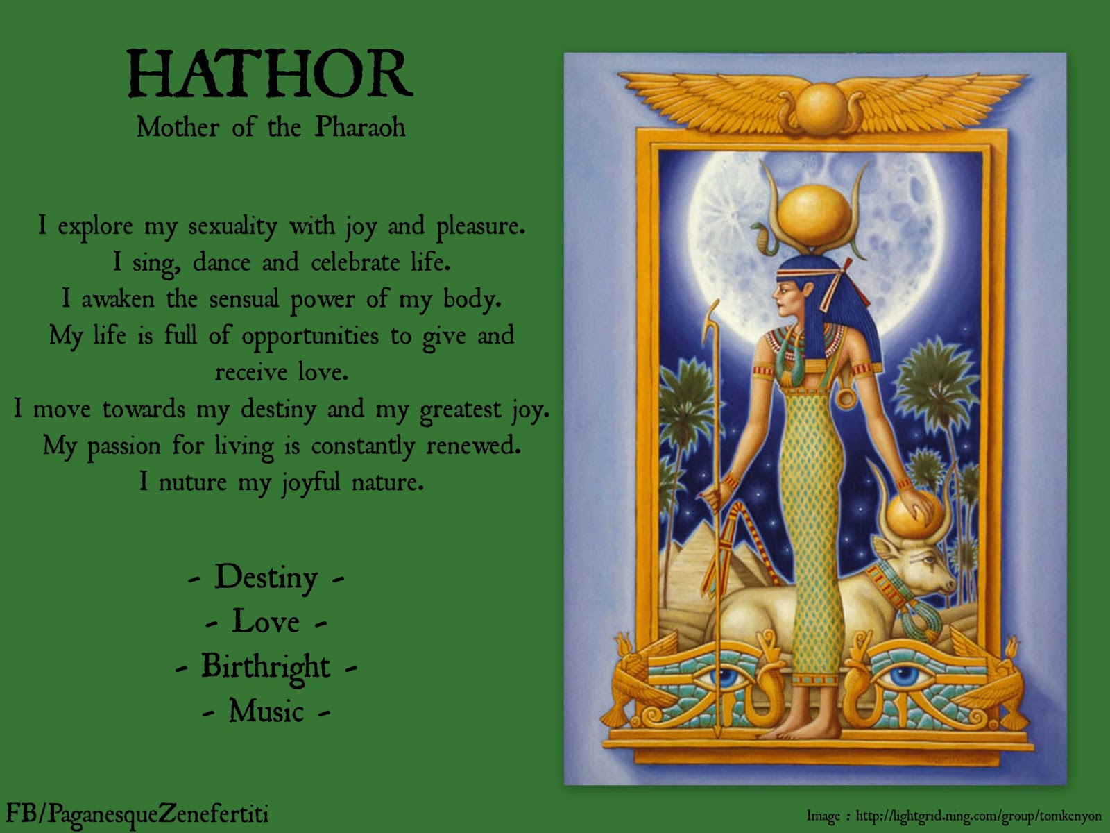 paganesque: HATHOR - Mother of the Pharoah