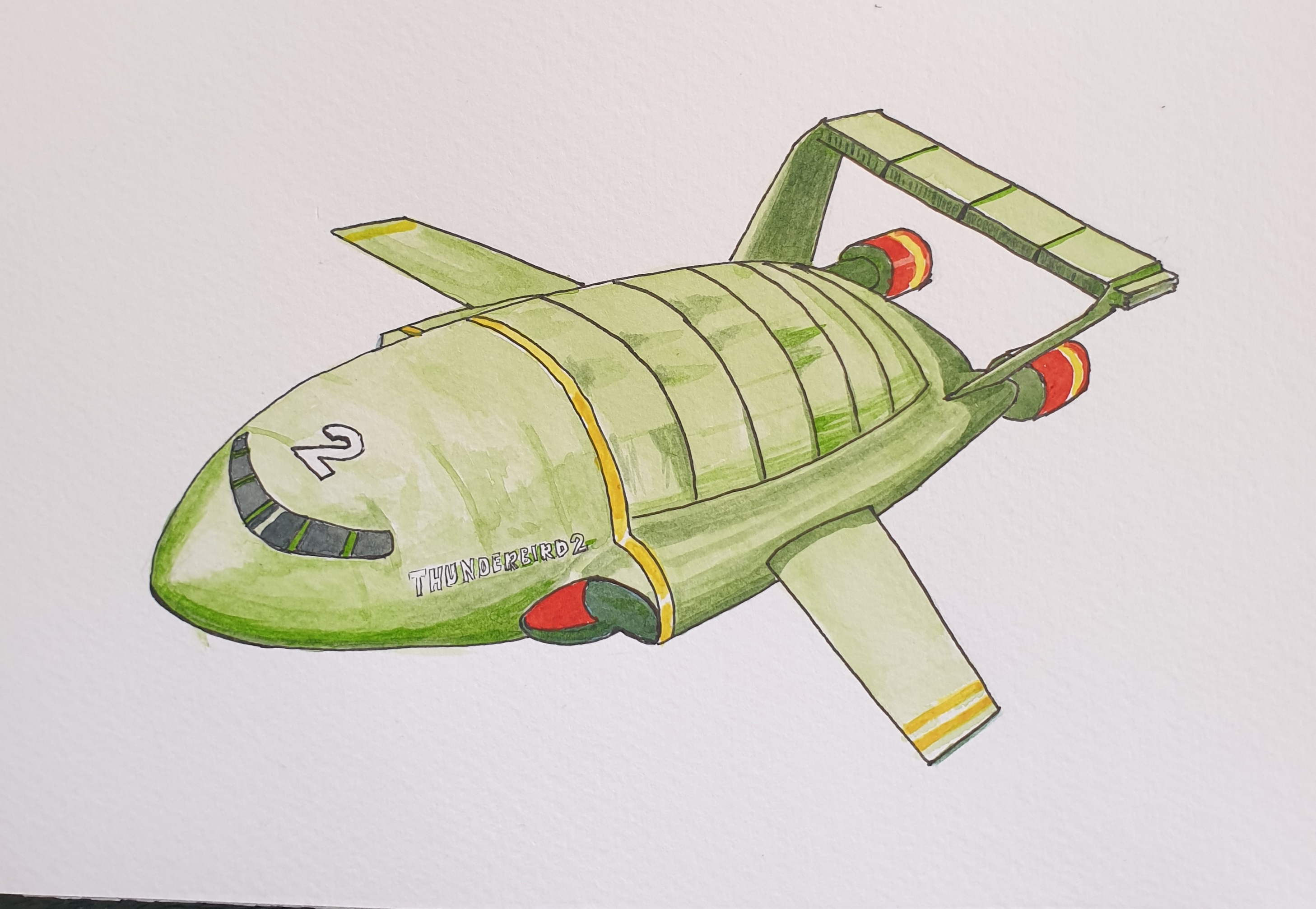 May I Draw?: June 22 Thunderbird 2