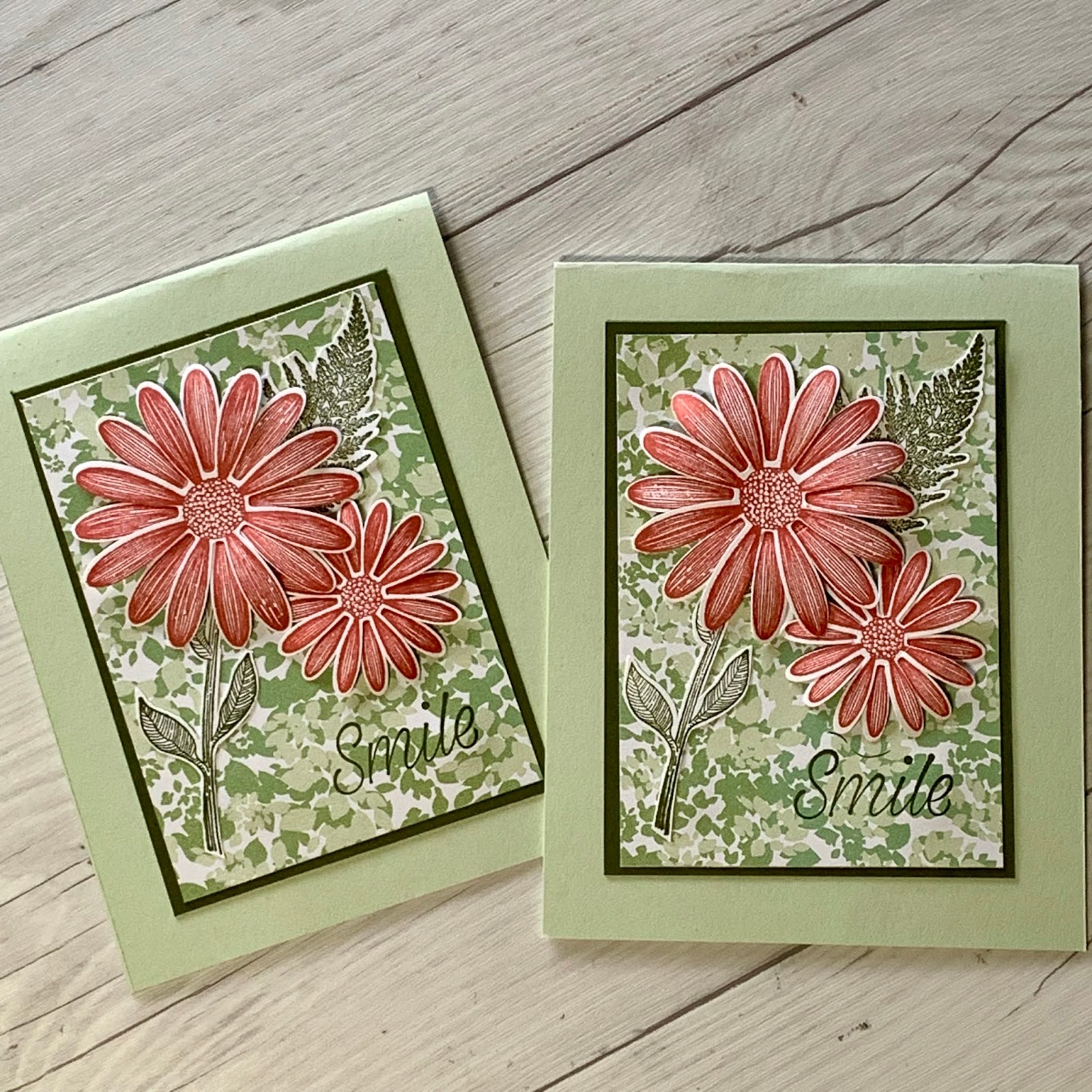 One more Daisy card using Daisy Lane Stamp Set from Stampin' Up ...