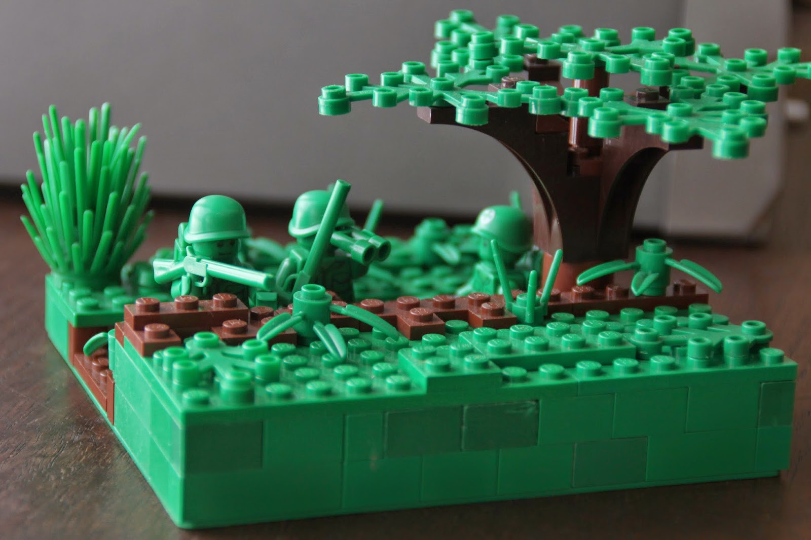 LEGO creativity: army trench
