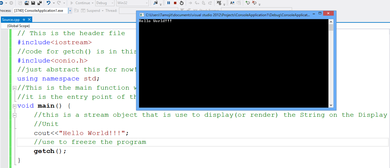 Learning C++: Starting with c++
