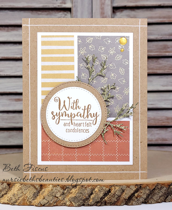 Beth's Beauties: Sheetload of Fall Sympathy Cards