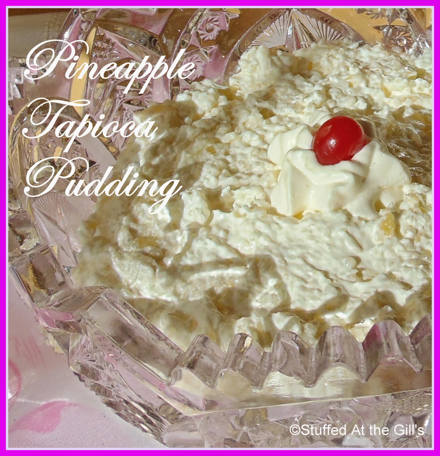 Pineapple Tapioca Pudding