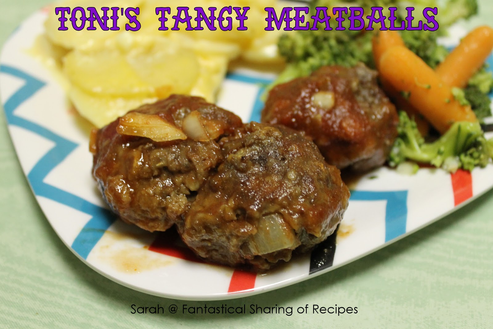 Fantastical Sharing of Recipes: Tasty Thursday #95: Toni's Tangy Meatballs