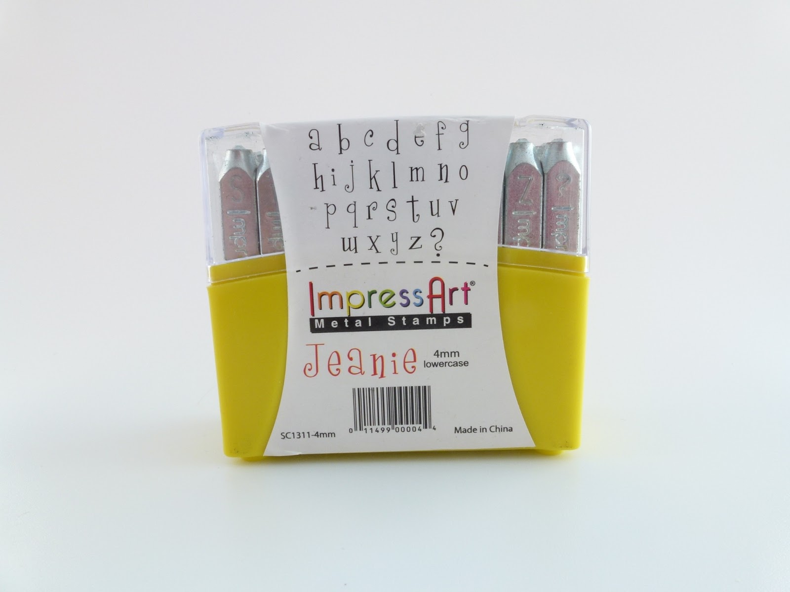 Winner of ImpressArt Letter Stamp Set Giveaway / The Beading Gem