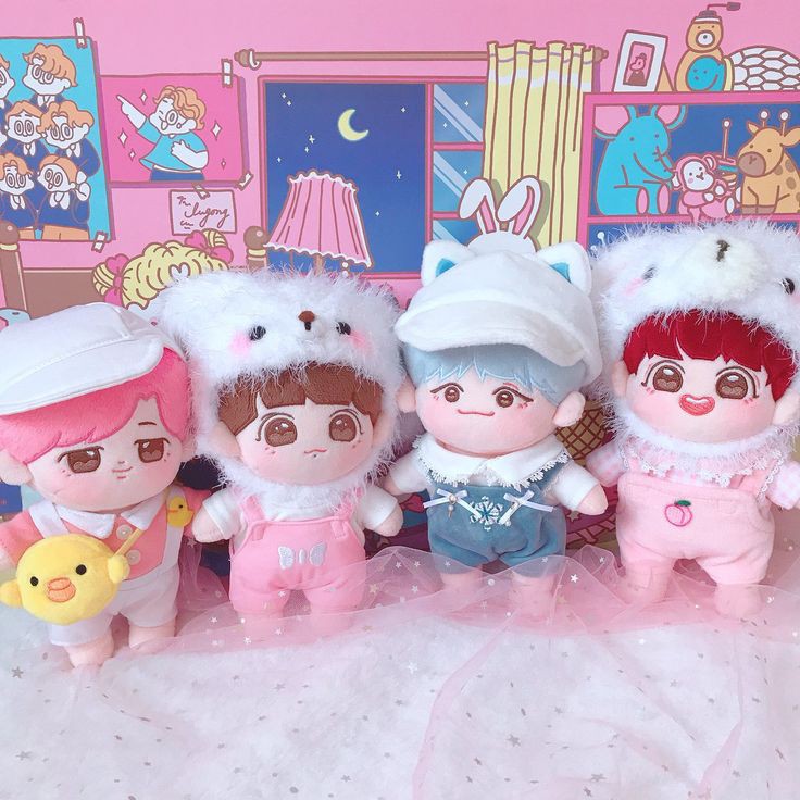 Kpop mini BTS dolls - Ver e Fazer