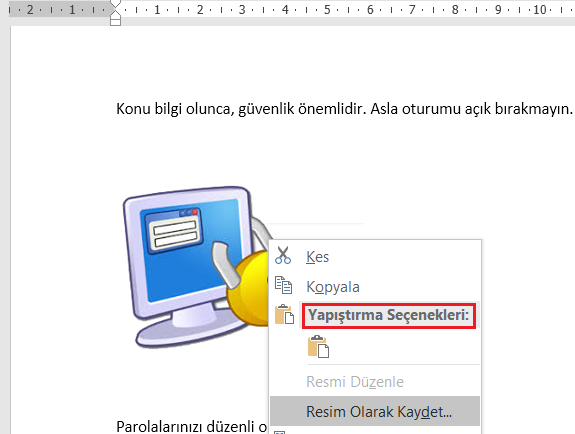 Deneyim: Word belgesindeki resimleri toplu olarak dışa aktarma