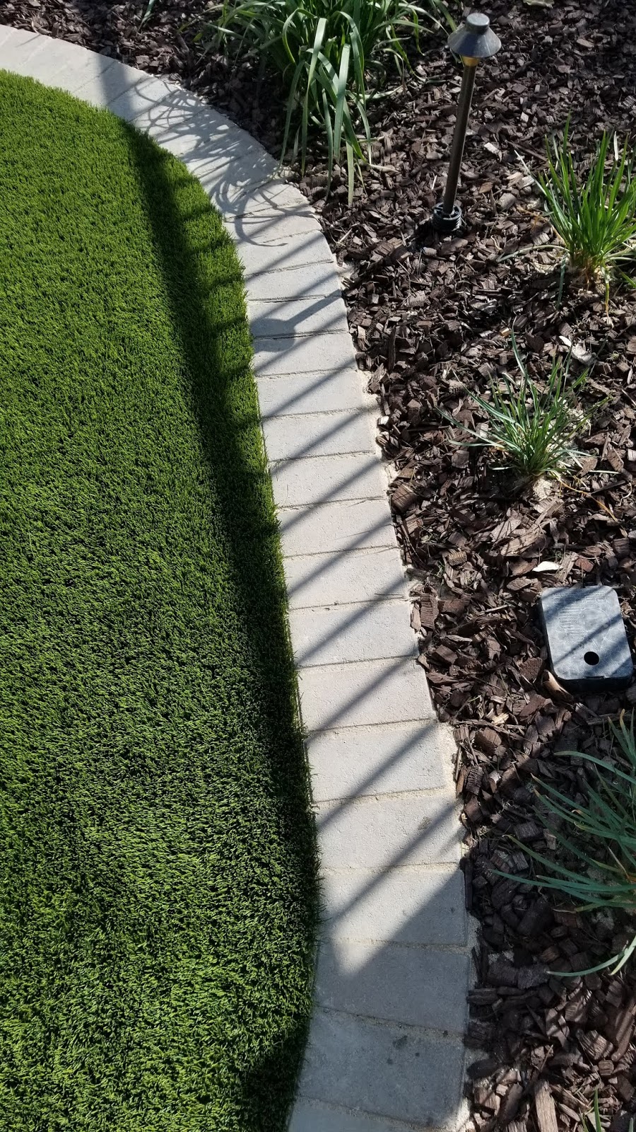 The 2 Minute Gardener: Photo - Paver Mow Strip