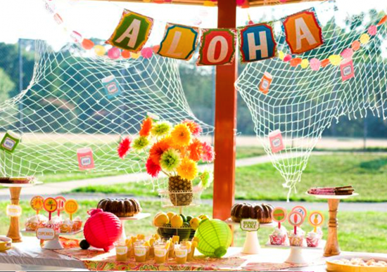 Decoración de aloha - Imagui