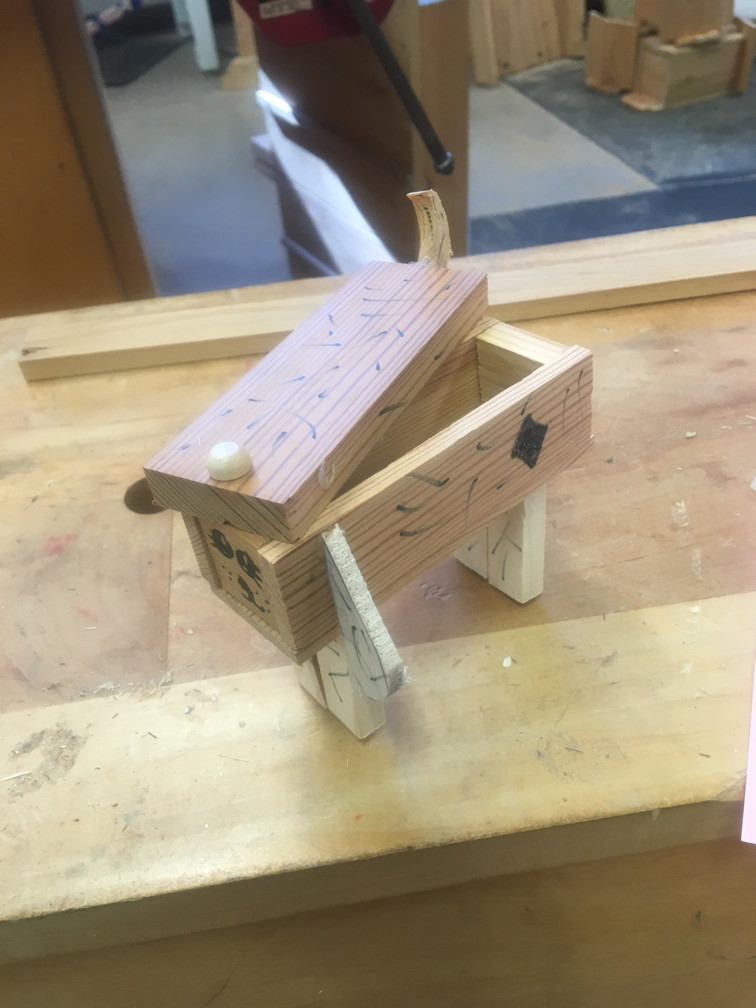 Wisdom of the Hands: a pivot lid box...