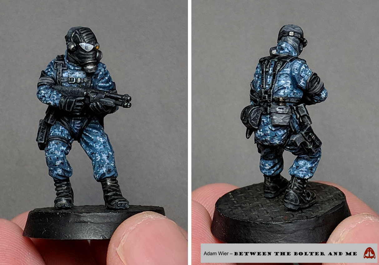 Between the Bolter and Me: Imperial Guard: Painting a close quarters ...