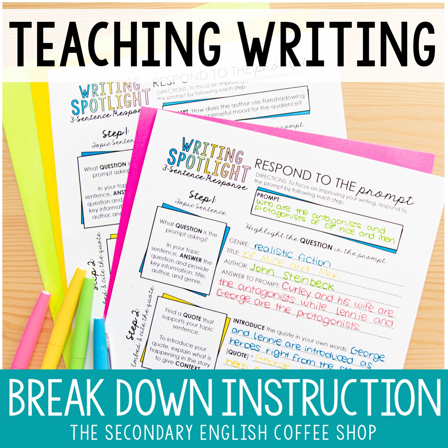 Three Proven Strategies for Teaching Writing - The Secondary English ...