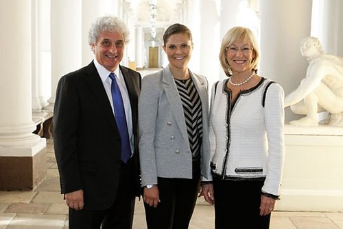 Crown Princess Victoria, Patricia Kuhl and her husband Andrew Meltsoffom