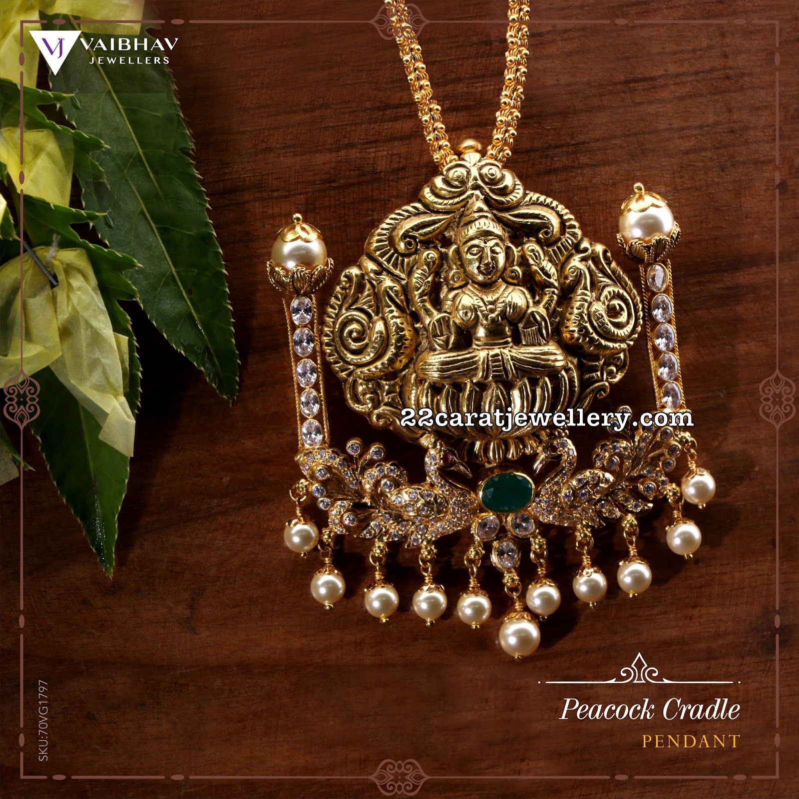 Divine Look Temple Sets by Vaibhav Jewellers - Jewellery Designs