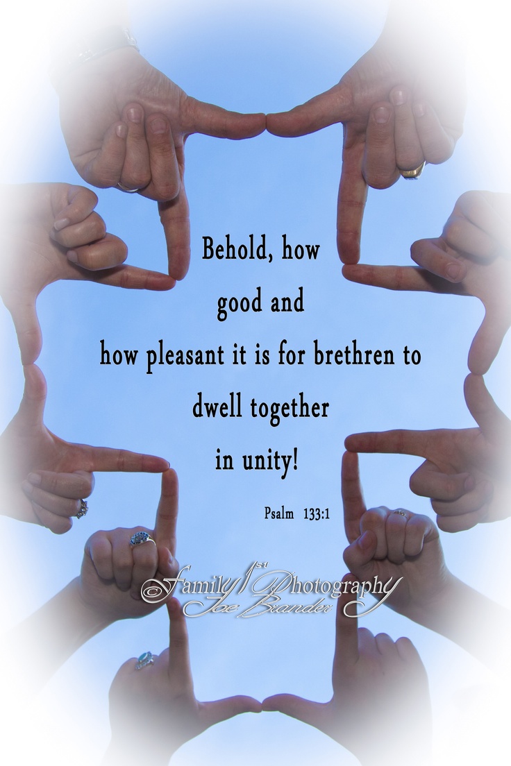 Blessed By The Lord: November 16, 2016 - DWELL IN UNITY