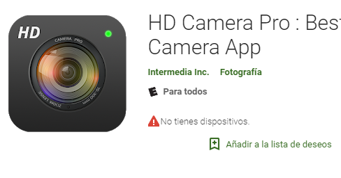APLICACIONES Y PROGRAMAS FULL : HD Camera Pro : Best Professional ...