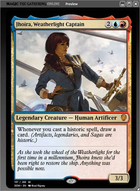 Magic the Gathering Adventures: A Brawl Remembrance: Jhoira (Dominaria)